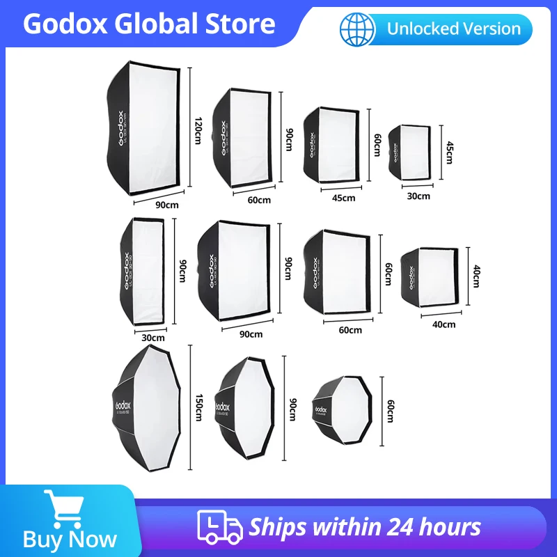 GODOX UL-Octa BOX /UL-BOX Softbox paraguas de liberación rápida para ...
