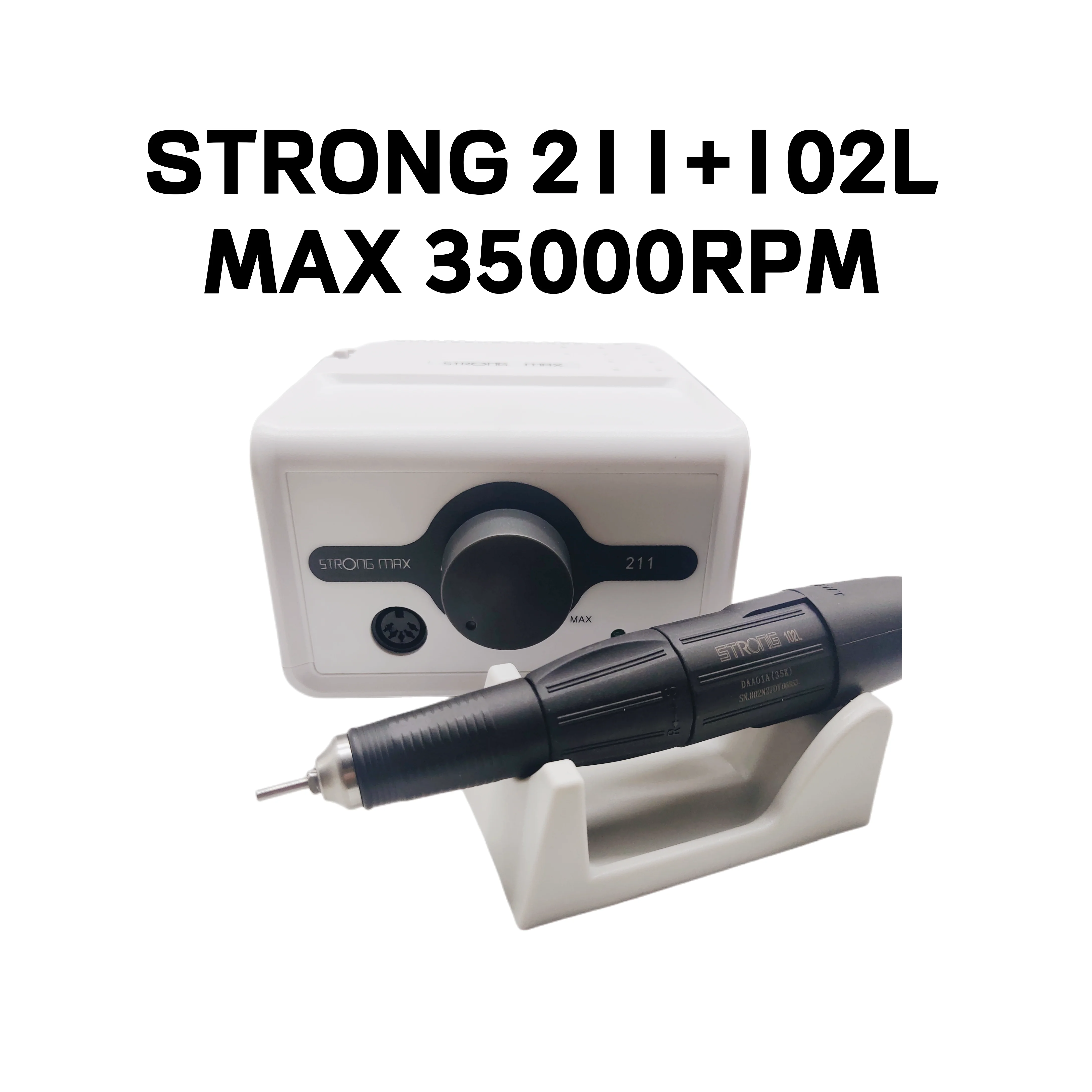 65W Strong Max 211 Electric Nail Drill 35K Strong 102LN 105L H37L1 ...