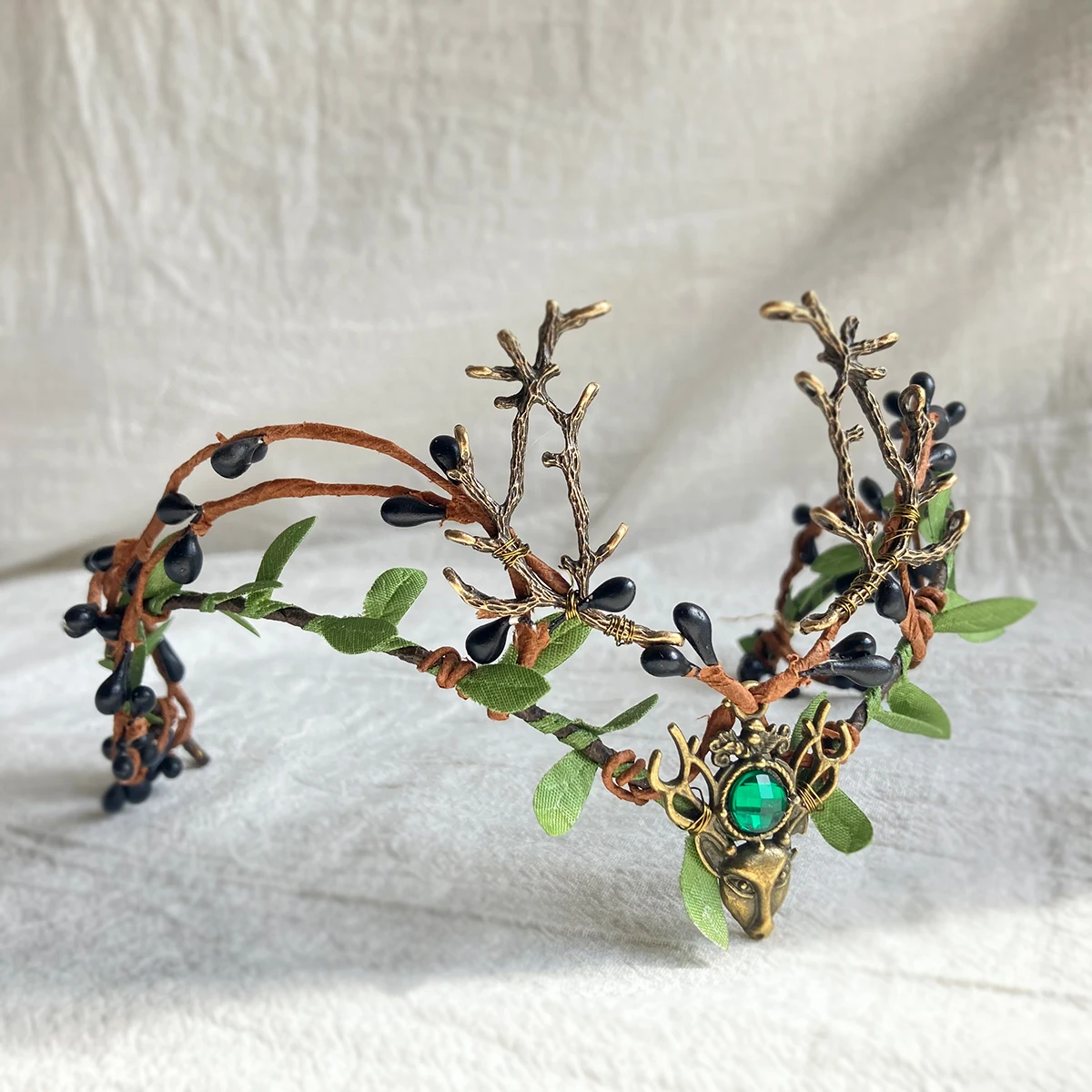 Handmade-Slivan-Elves-Purple-Bud-Forest-Leaf-Timbo-David-s-Deer ...