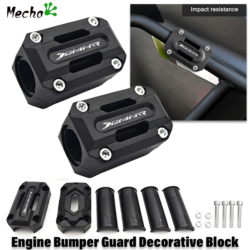 Guarda-Motor-Bumper-Protection-Trim-Block-apto-para-Bajaj-Dominar-400 ...