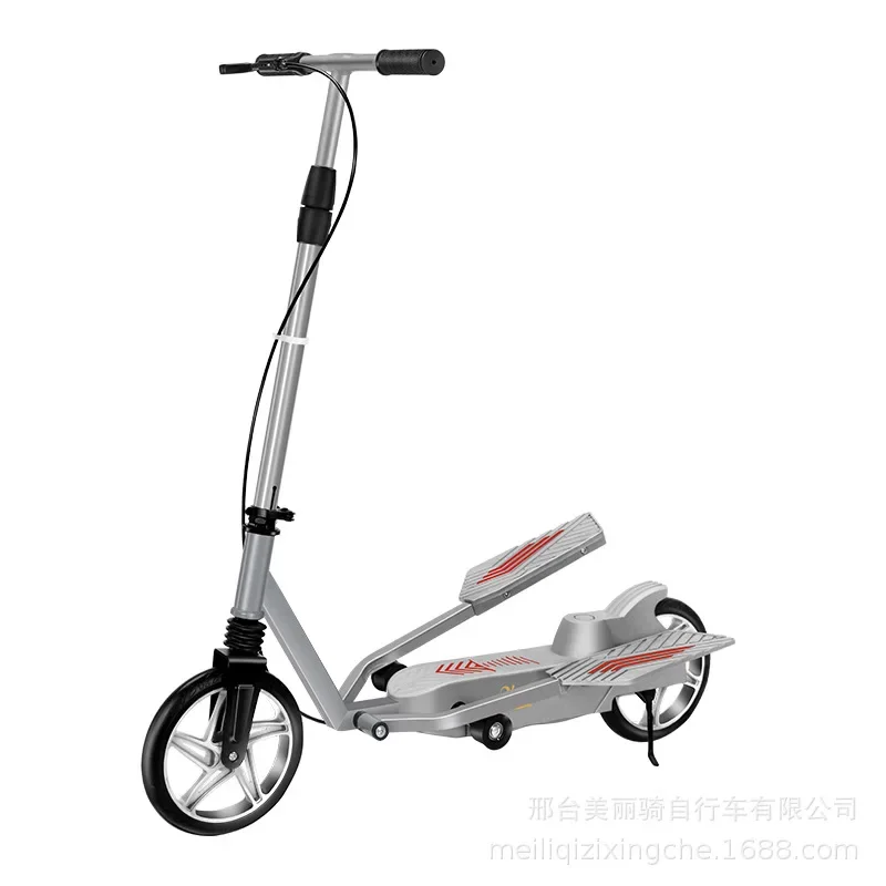 Adult-scooter-step-scooter-biplane-bike-folding-two-wheeled-bicycle ...