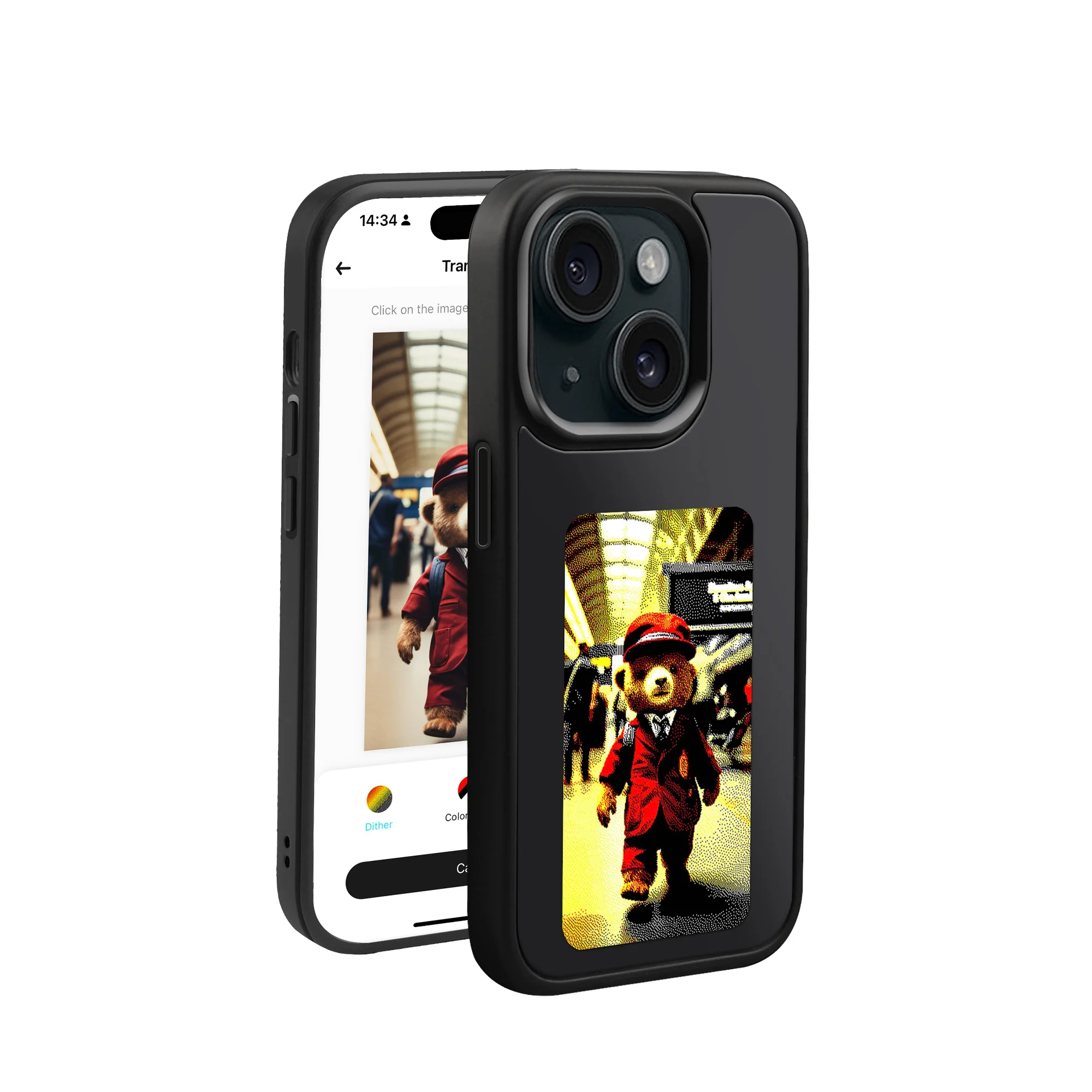 Smart-4-Color-Ink-Screen-Phone-Case-Customizable-E-Ink-Phone-Case-NFC ...