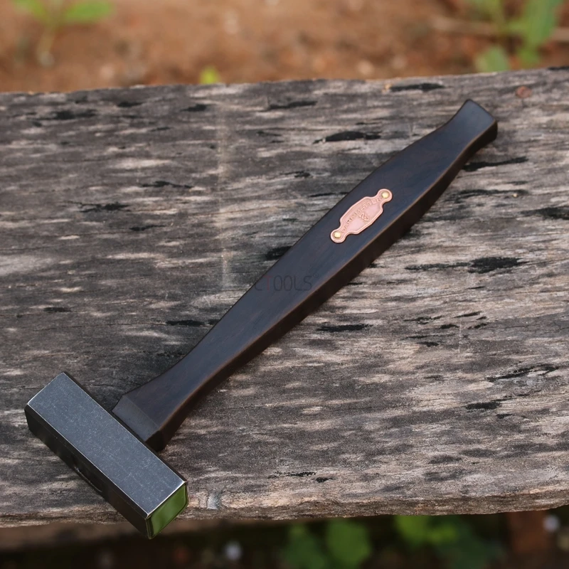 200mm-Square-Headed-Small-Steel-Hammer-with-Ebony-Wood-Handle ...