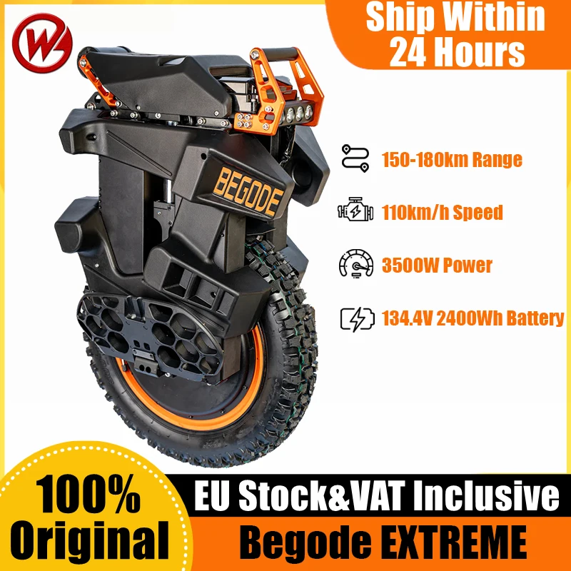 Pre-sale-EU-Stock-Newest-Begode-Extreme-Electric-Unicycle-134-4V-2400Wh ...