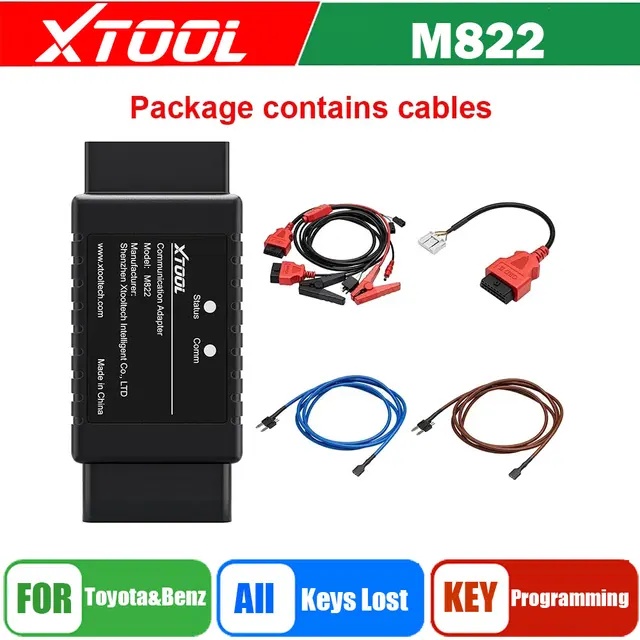 [Best product] XTOOL M822: Your Key to Streamlined Toyota Smart Key Programming