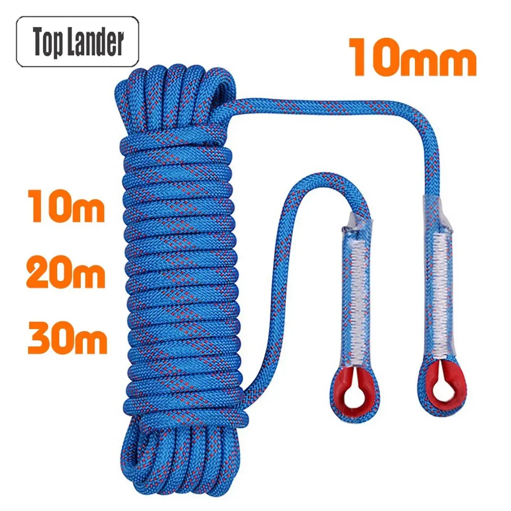 10m-20m-30m-10mm-Climbing-Rope-Static-Rock-Tree-Wall-Climbing-Equipment ...