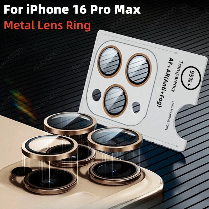 2-3Pcs Lens Rings For IPhone 16 Pro Max 16Plus 15 Anti Scratch Lens ...