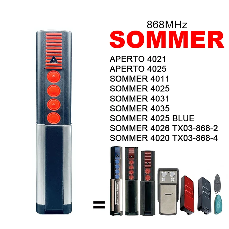 SOMMER TX03-434-4-XP Garage Door Remote Control 434,42MHz, 43% OFF