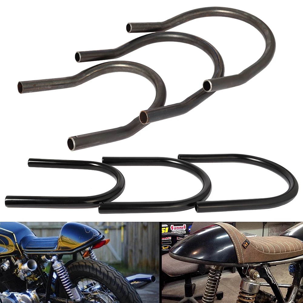 Motorbike-7-8-Flat-Upswept-Tube-Seat-Loop-Rear-Frame-Hoop-with-LED-Tail ...