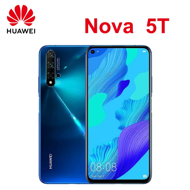 HUAWEI teléfono inteligente Nova 5T, móvil desbloqueado con android ...