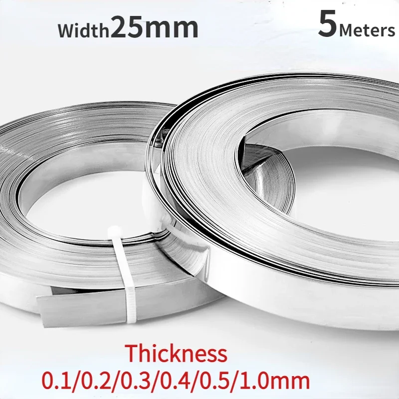 1pc-Width-25mm-Length-5-Meters-304-Stainless-Steel-Foil-Strip-Sheet ...