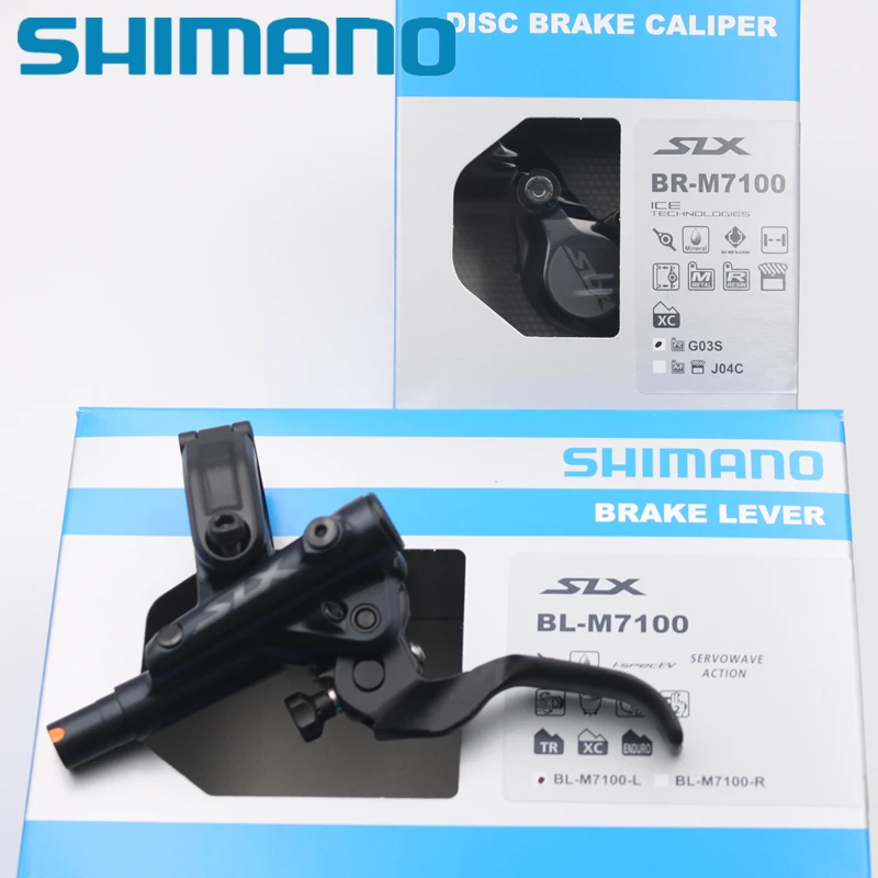 Shimano-SLX-BR-M7100-BR-M7120-Disc-Brake-Caliper-G03S-J04C-N03A-Pads-BL ...