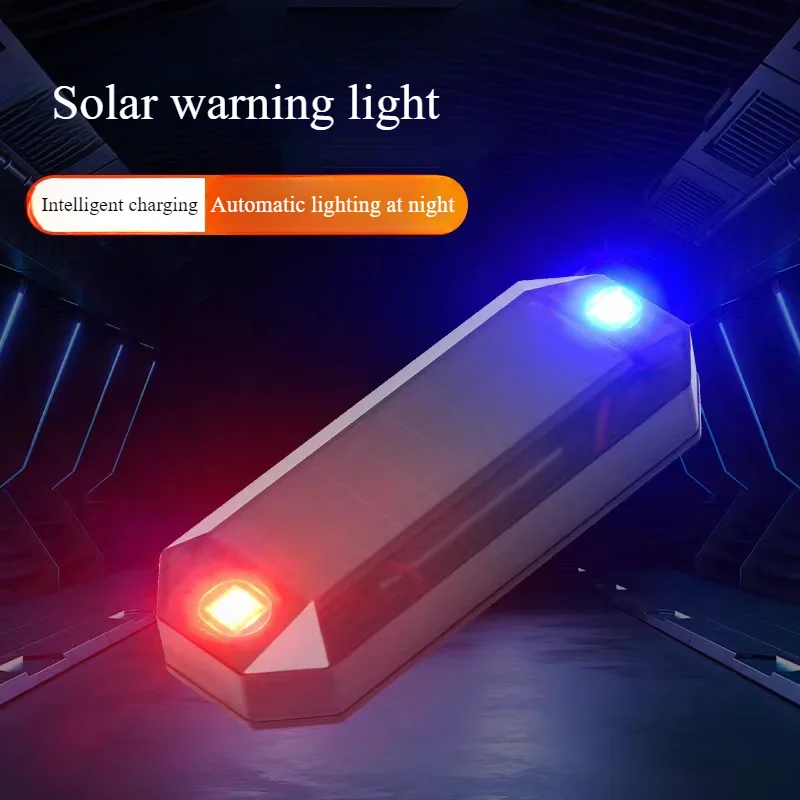 Mini-LED-solar-car-warning-light-night-safety-simulation-alarm-wireless ...