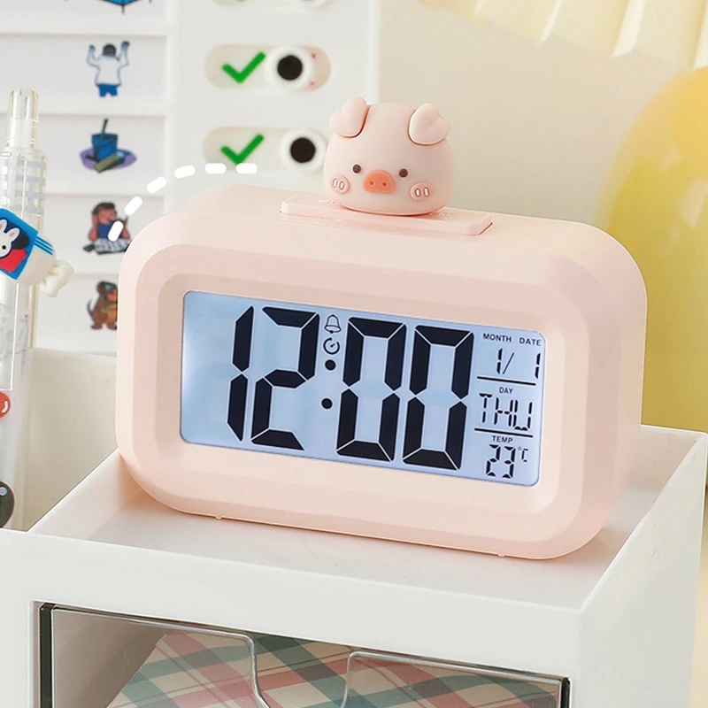 Cute-Cartoon-Mini-Digital-Alarm-Clock-Backlight-Snooze-Mute-Calendar ...