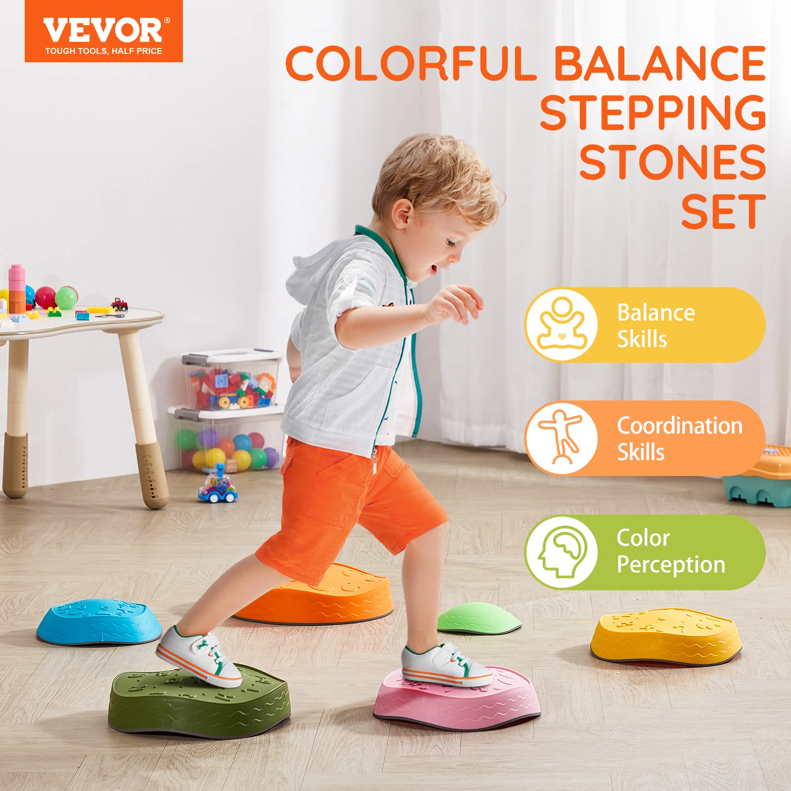 VEVOR 6PCS Kids Balance Stepping Stones – The Mom Pick