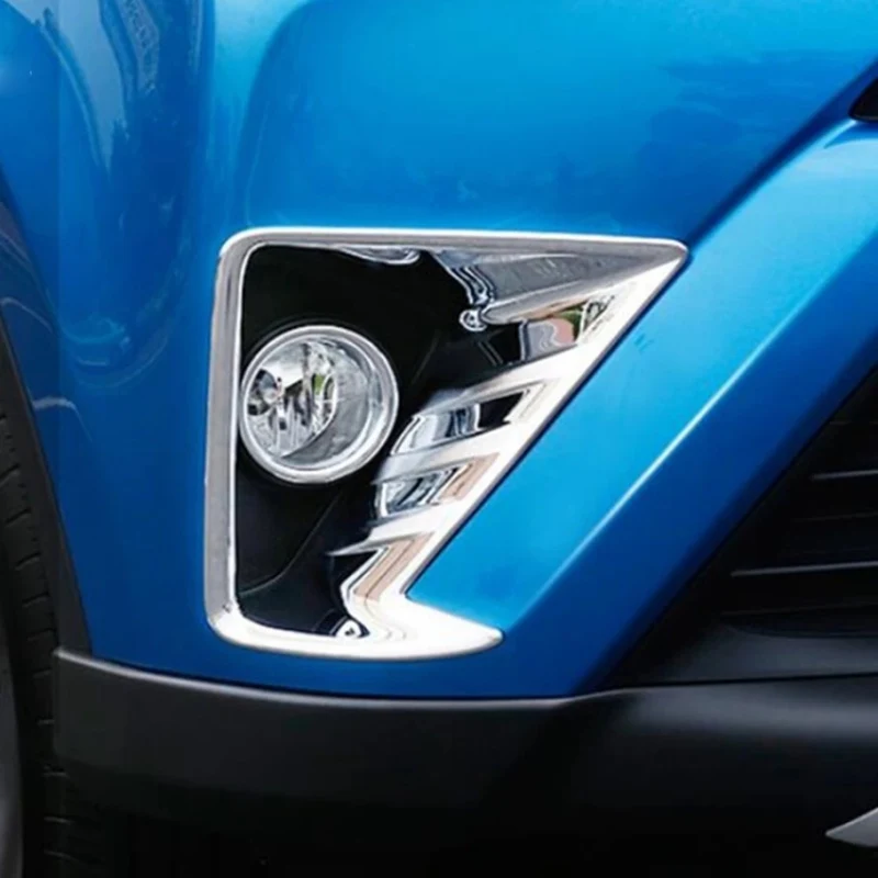 For-Toyota-RAV4-2016-2017-2018-front-Rear-Fog-Light-Foglight-Lamp-Cover ...