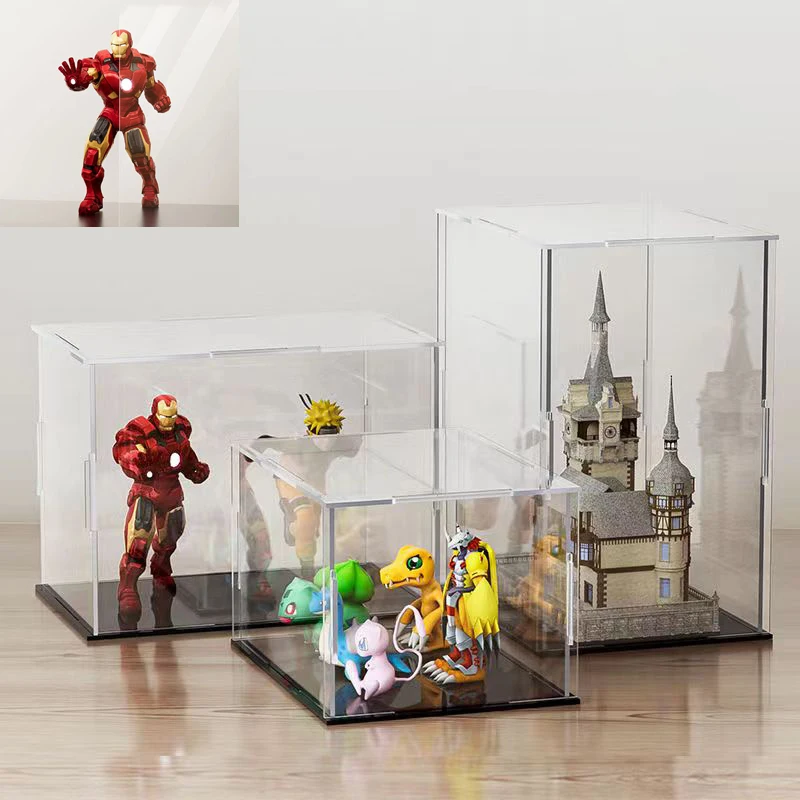 Highly-Transparent-Acrylic-Display-Case-Action-Figure-Display-Cabinet ...