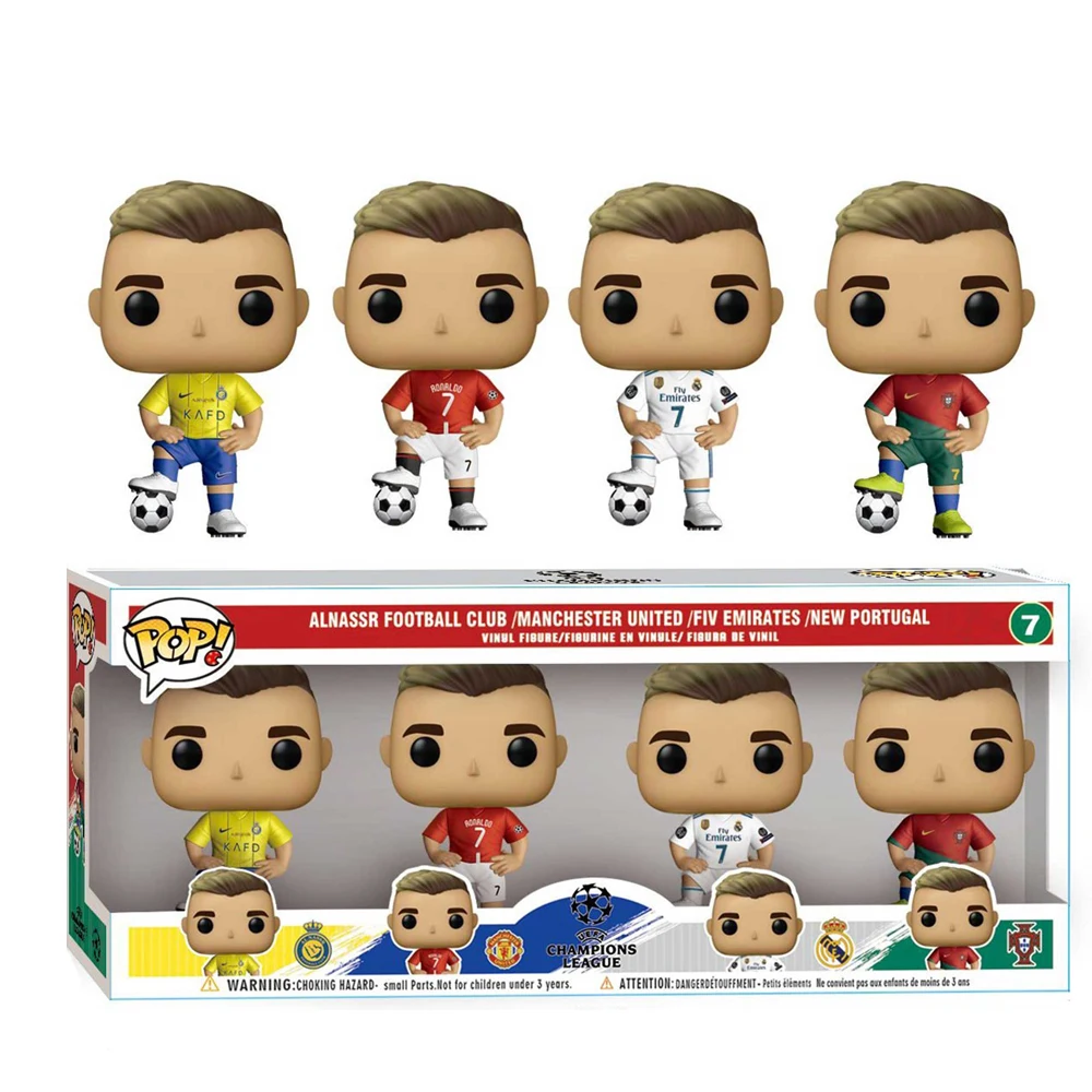 4Pieces-Set-Funko-Pop-Football-Star-Cristiano-Ronaldo-7-Lionel-Messi-10 ...