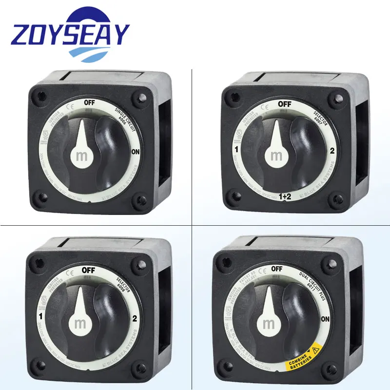 For-Car-Marine-Trunk-Mini-Black-Battery-Switch-2-3-4-Position-300A ...