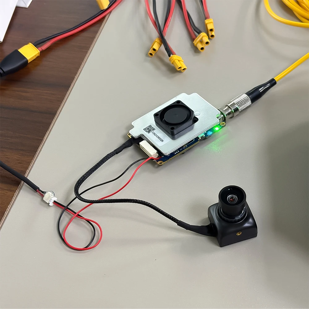 4K Integrated Camera Fiber Optic Video Transmission Module Support SBUS ...