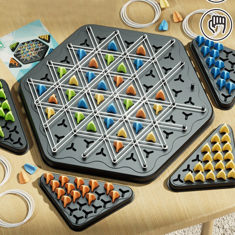 tapple-board-game-Cross-border-triangle-chain-chess-table-puzzle-game ...