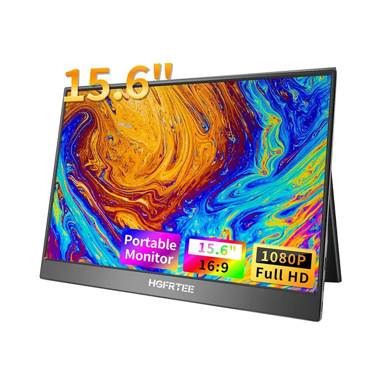 15.6" Portable Display 65Hz FHD Type C & HD-MI Screen IPS Portable ...