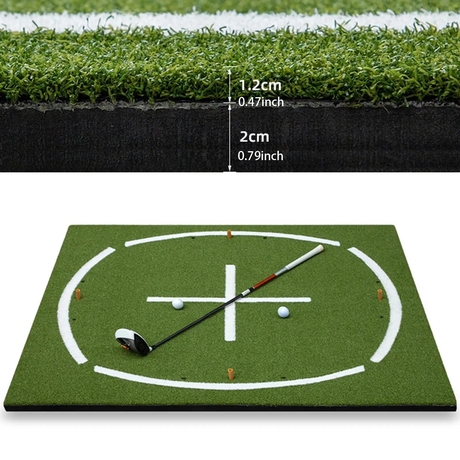 Golf Training Mat Golf Mat for Women Outdoor Activities Swing Path ...