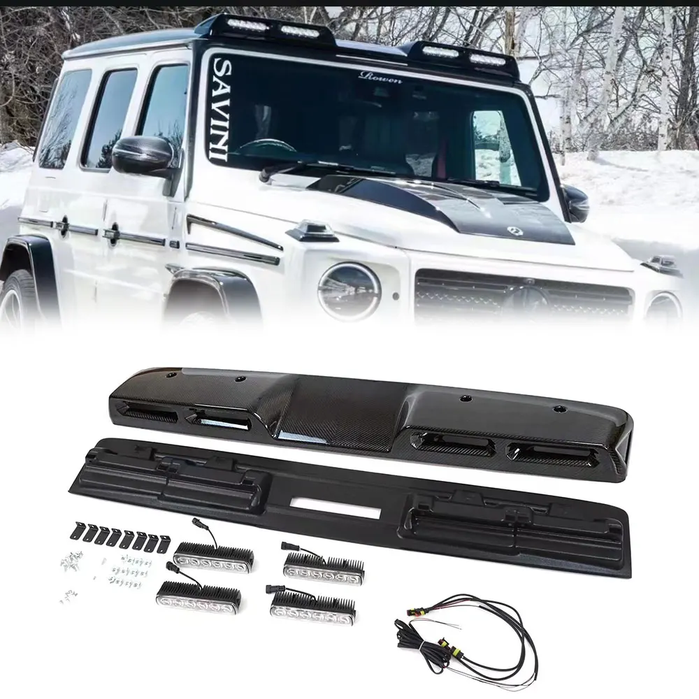 For-W463-G-Class-G500-G63-G350D-G550-2001-2022-Style-Dry-Carbon-Fiber ...