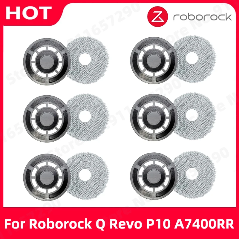 New-For-Roborock-Q-Revo-P10-A7400RR-Mop-Pad-Spare-Parts-Robot-Vacuum ...