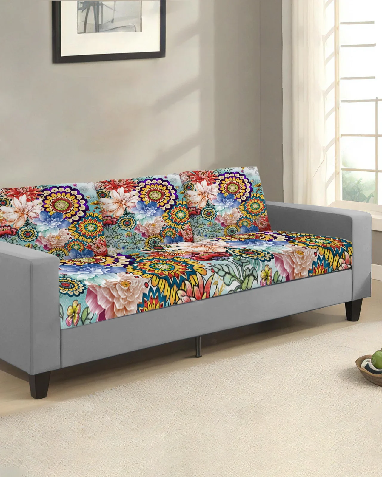 Bohemian-Mandala-Flower-Elastic-Sofa-Slipcovers-Couch-Covers-Protector ...