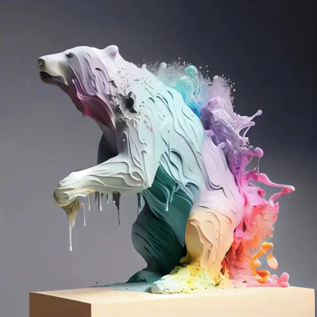 Melting Diamond Drawings