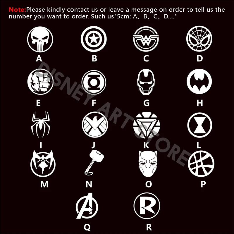 Marvel Heroes Logos
