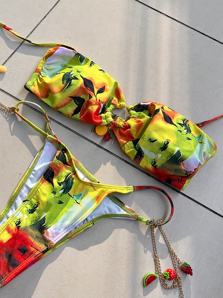 Bikini-Women-Print-Swimwear-Female-Low-Waist-Swimsuit-Summer-String ...