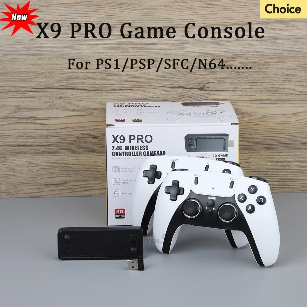 X9-Pro-Console-de-Videogame-Retro-4K-3D-TV-Stick-HD-50000-Jogos-para ...