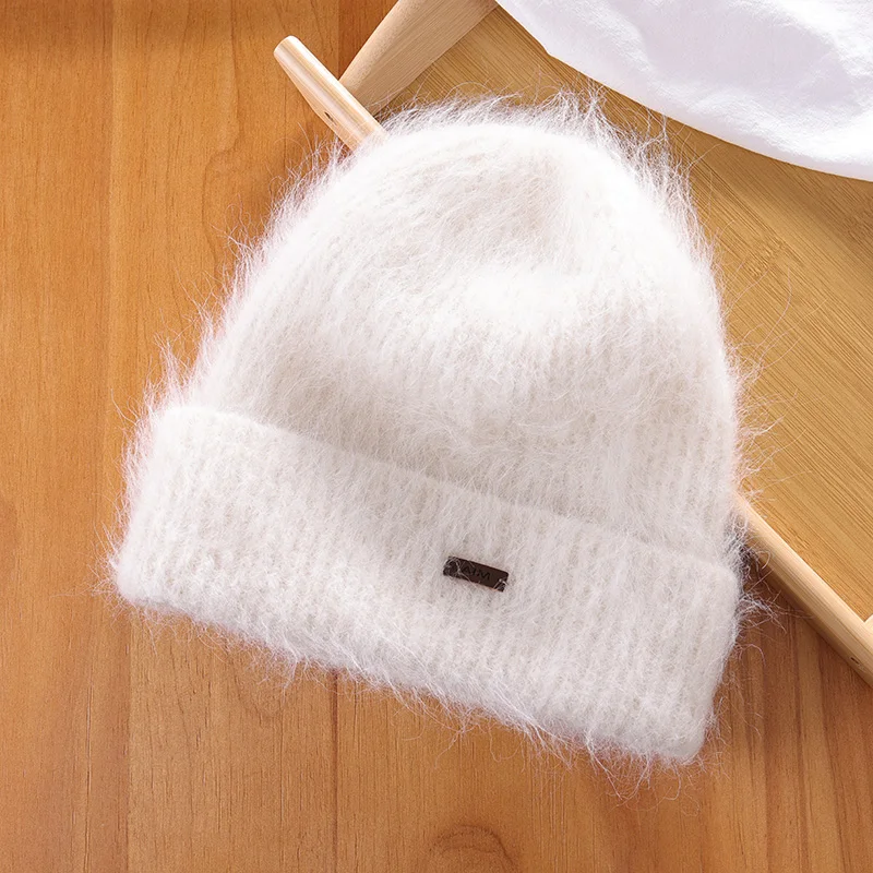 2024 New High Quality Alpaca Wool Beanies for Women Warm Soft Cute ...