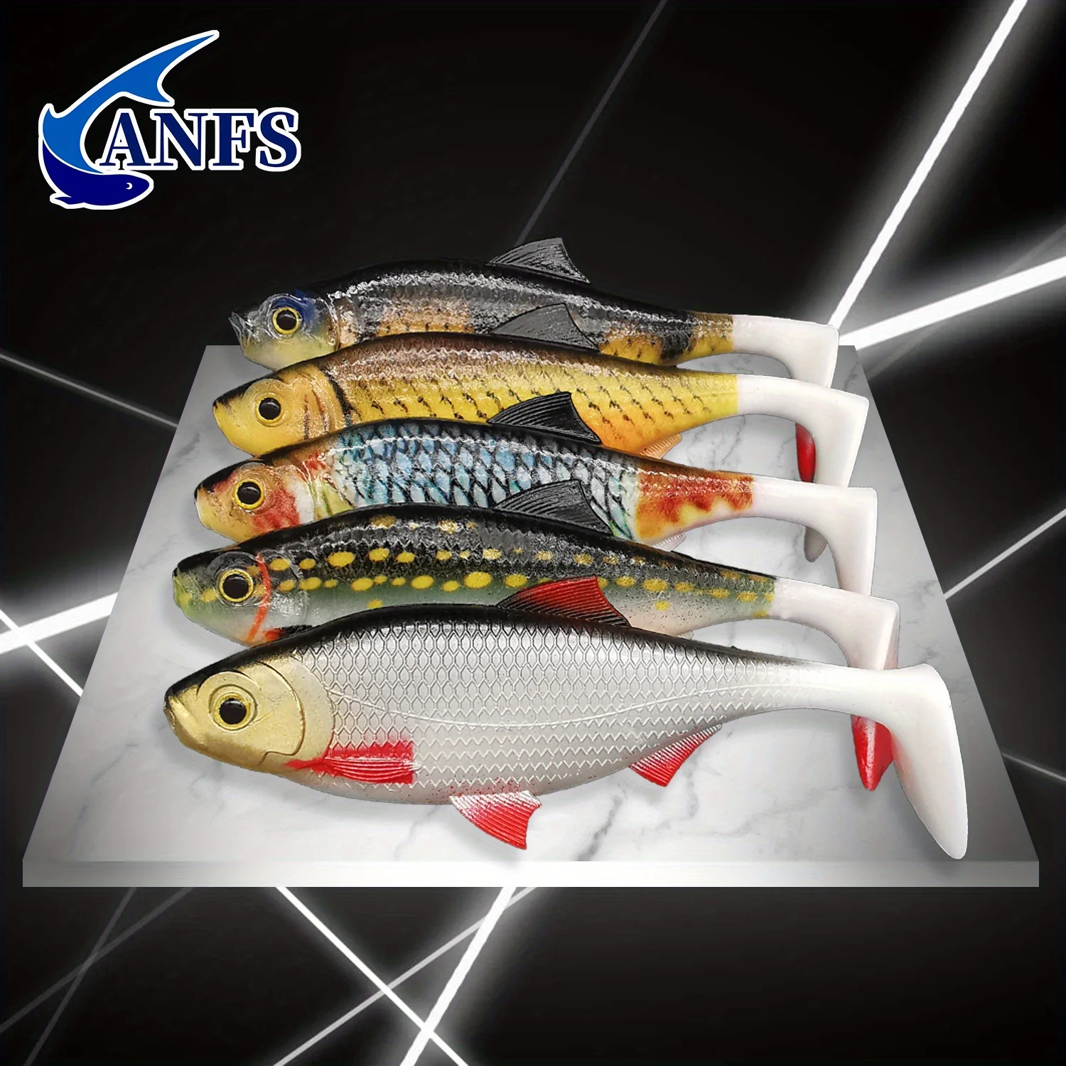 ANFS-2pcs-Soft-Fishing-Kit-3D-14cm-5-5Inch-Artificial-Bait-Shad-Pike ...