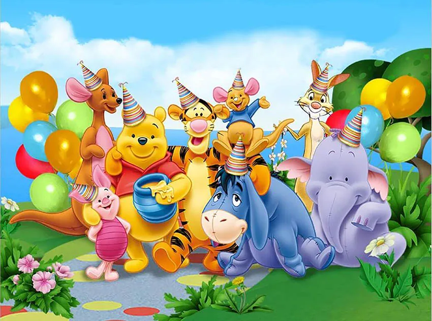 Winnie The Pooh Birthday Wallpaper
