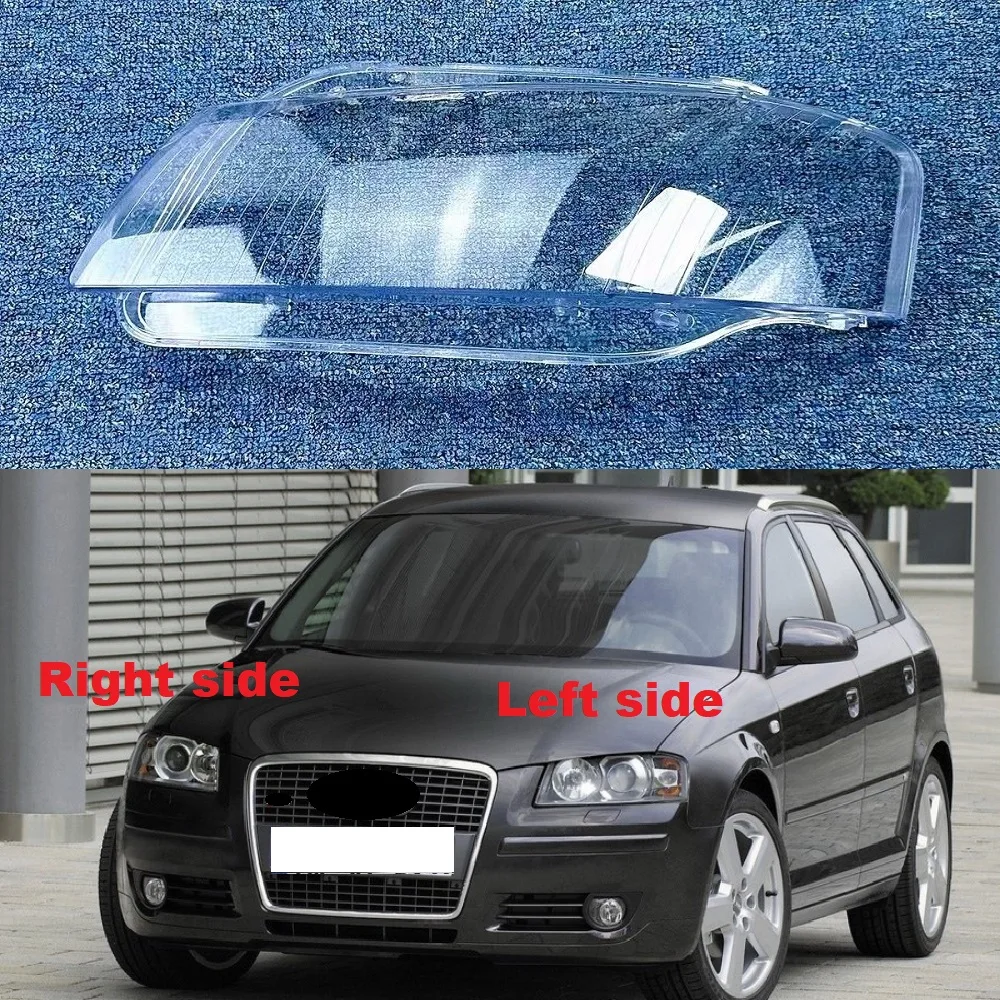 Car Headlamp Lens For Audi A3 2003 2004 2005 2006 2007 Headlight Glass ...
