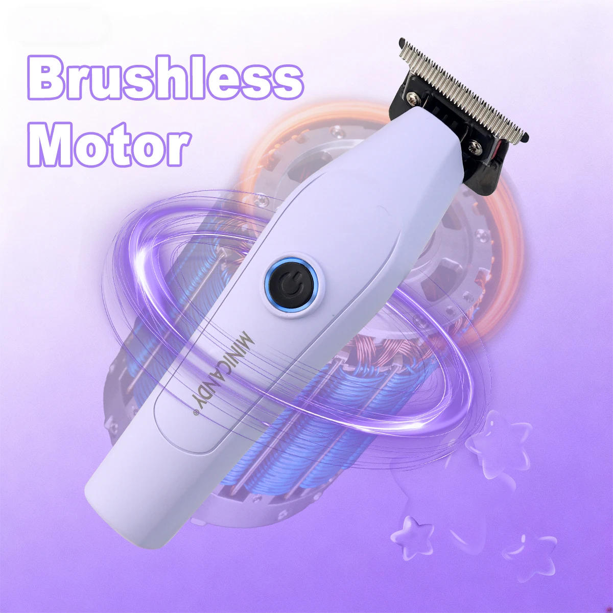 JUCAI MINICANDY JC08 Professional Hair Clipper for Men DLC Blade Zero ...