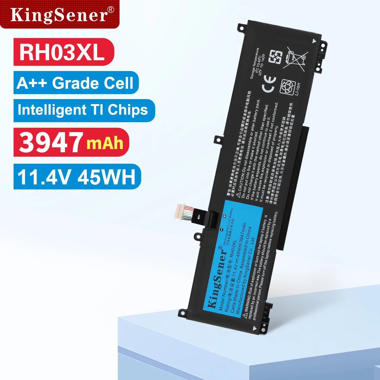 KingSener RH03XL Laptop Battery For HP ProBook 430 440 450 630 640 G8 ...
