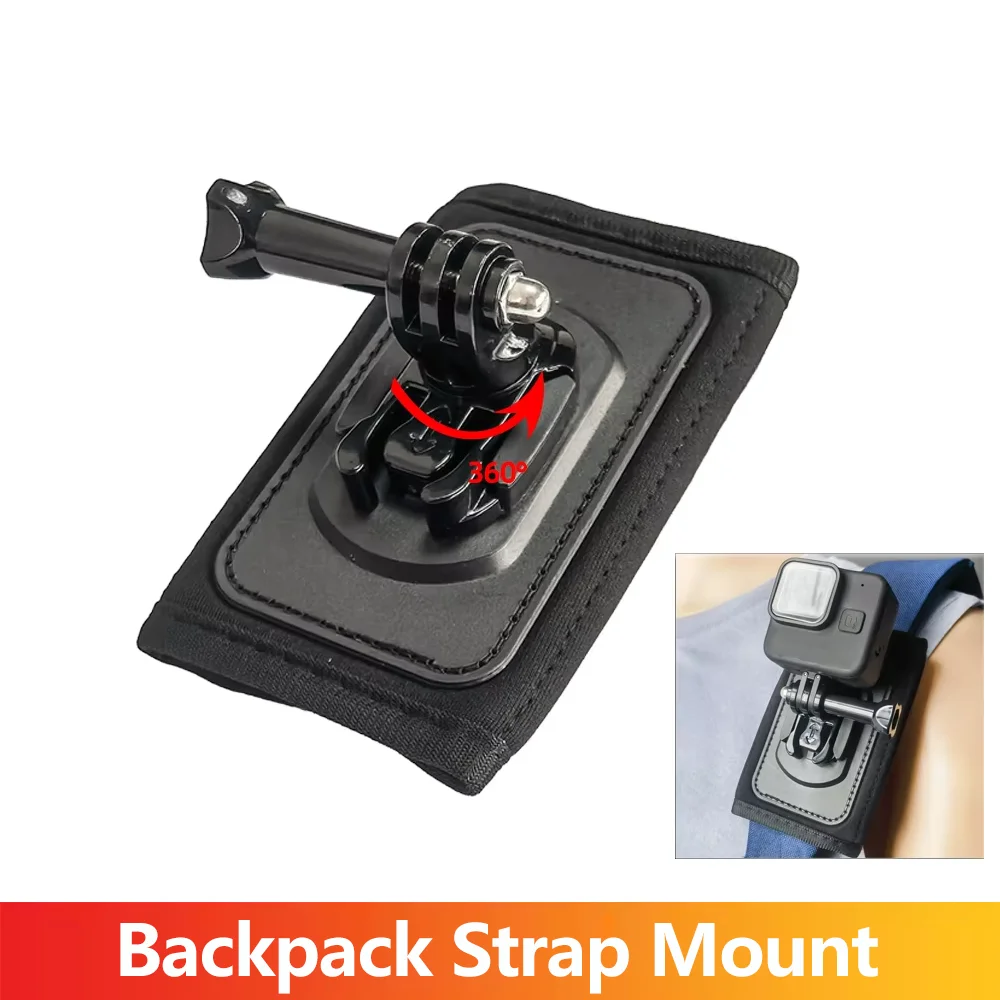 Backpack Shoulder Strap Mount Rotate Quick Release Holder For GoPro 13 ...