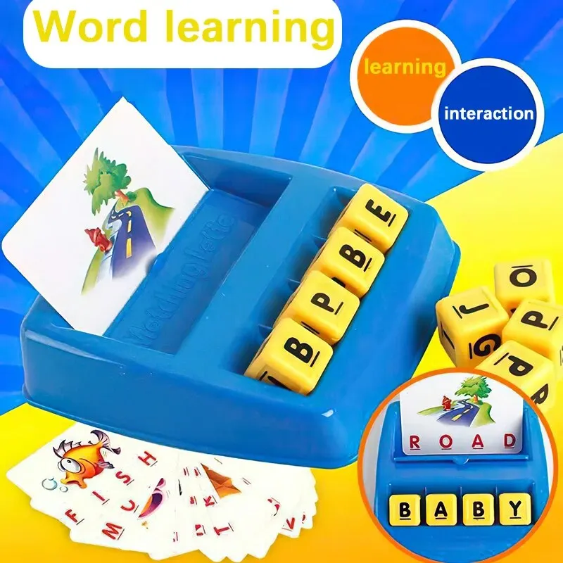 Word-Matching-Letter-Game-Card-Memory-Spelling-Pairing-Board-Game ...
