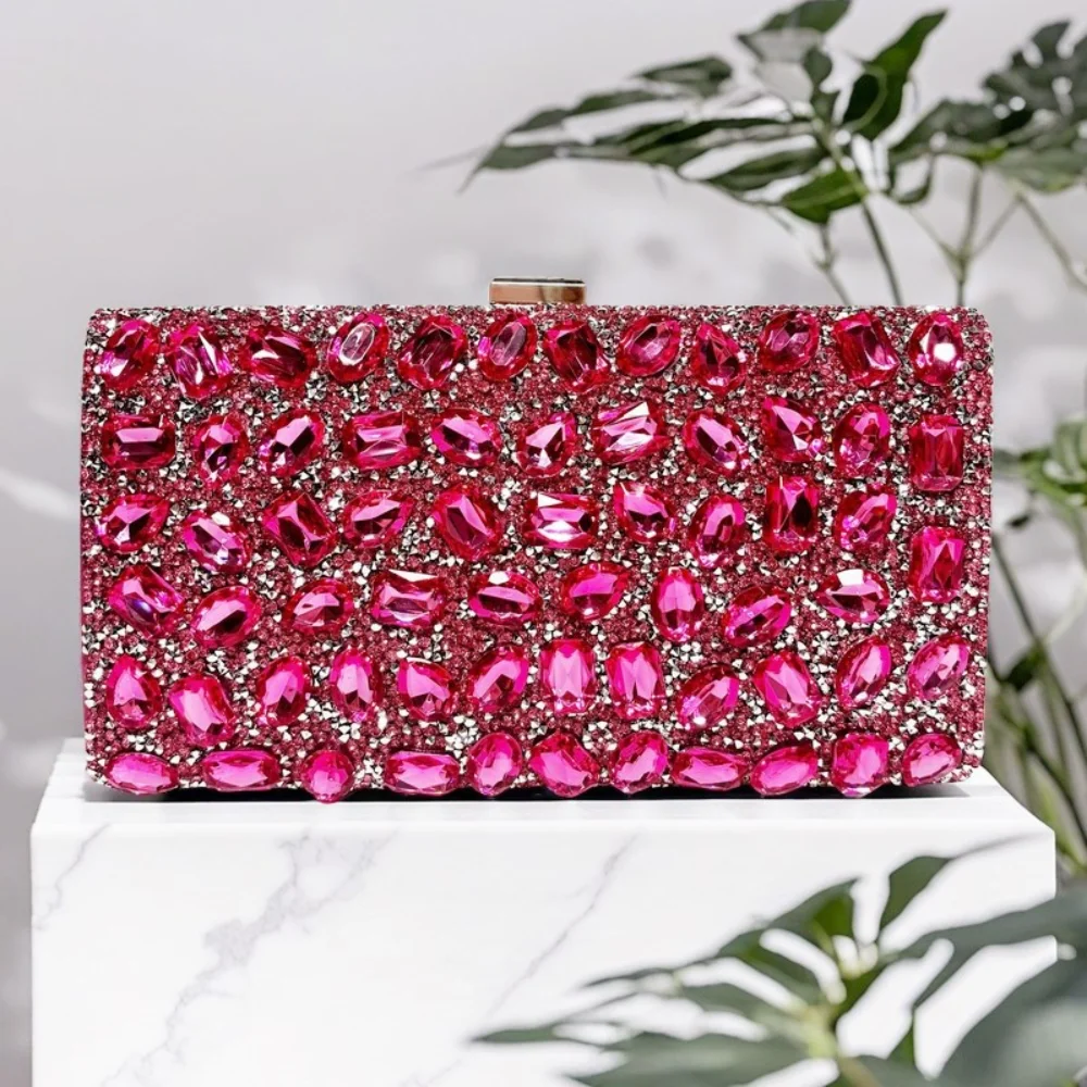 Formal Cheongsam Handbag Elegant Square Formal Bag Rhinestone Evening ...