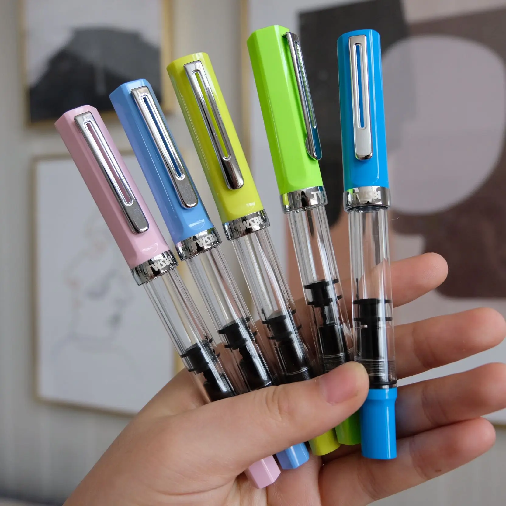 TWSBI-ECO-Piston-Pen-Transparent-Resin-Fountain-Pen-Holder-Large ...