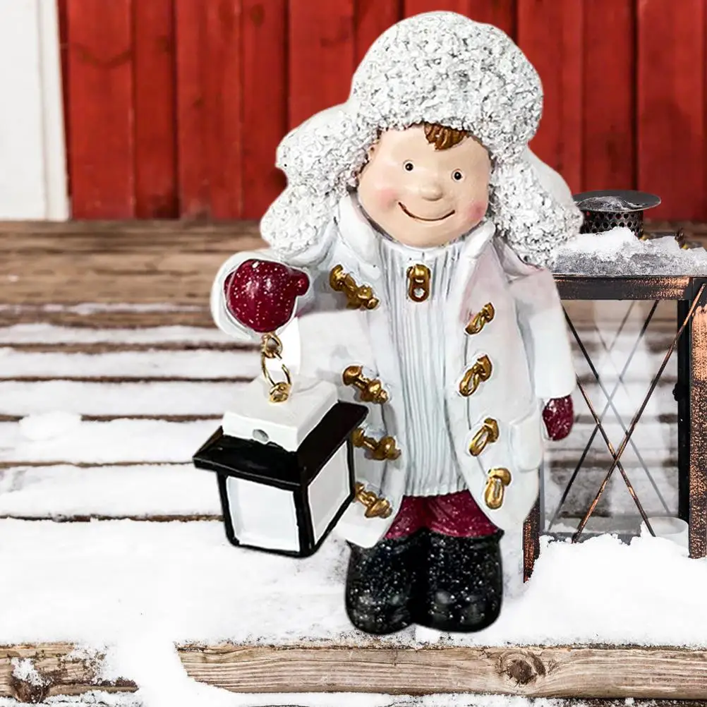 Christmas-Children-Sculpture-Resin-Craft-Christmas-Statue-Figurine-Xmas ...