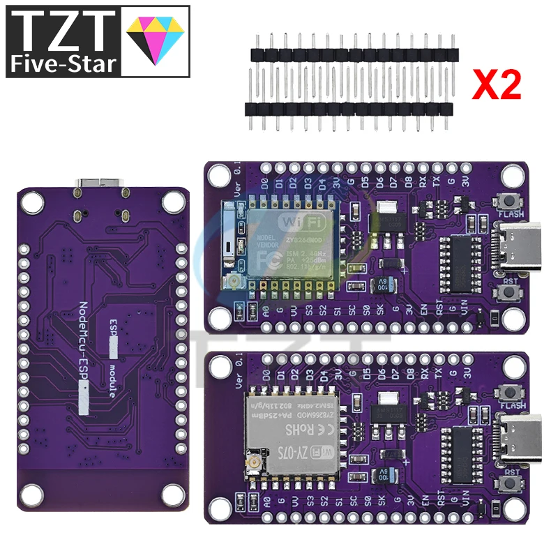 Placa-de-desarrollo-USB-tipo-c-Nodemcu-Lua-ESP8266-WiFi-inal-mbrico-en ...