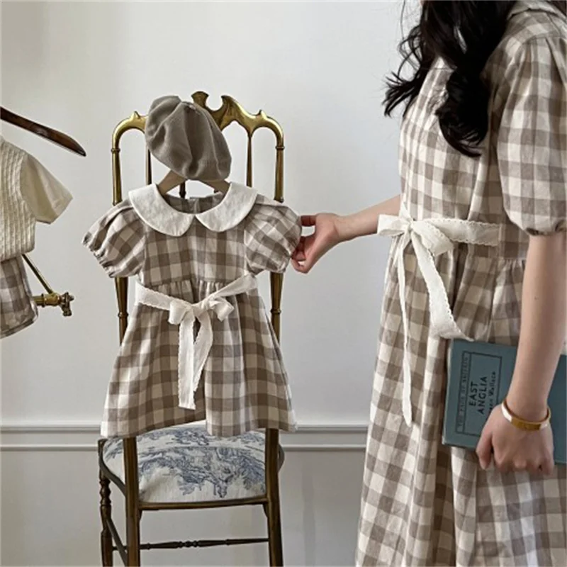 Family-Matching-Clothes-Spring-Summer-Girl-Dress-Mother-Daughter-Short ...