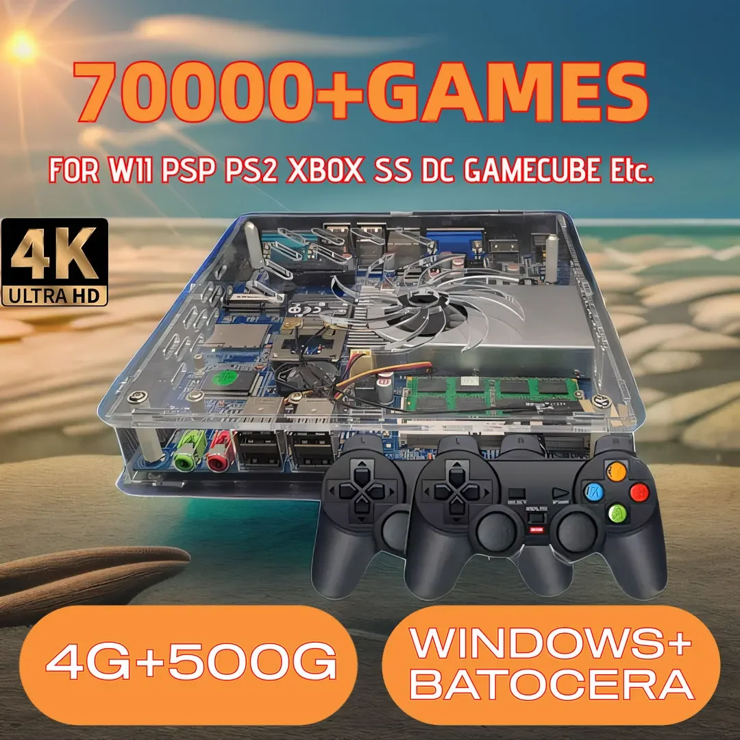 NEW-Super-Console-U7-Plug-and-Play-On-TV-500GB-HDD-70000-Reto-Games ...