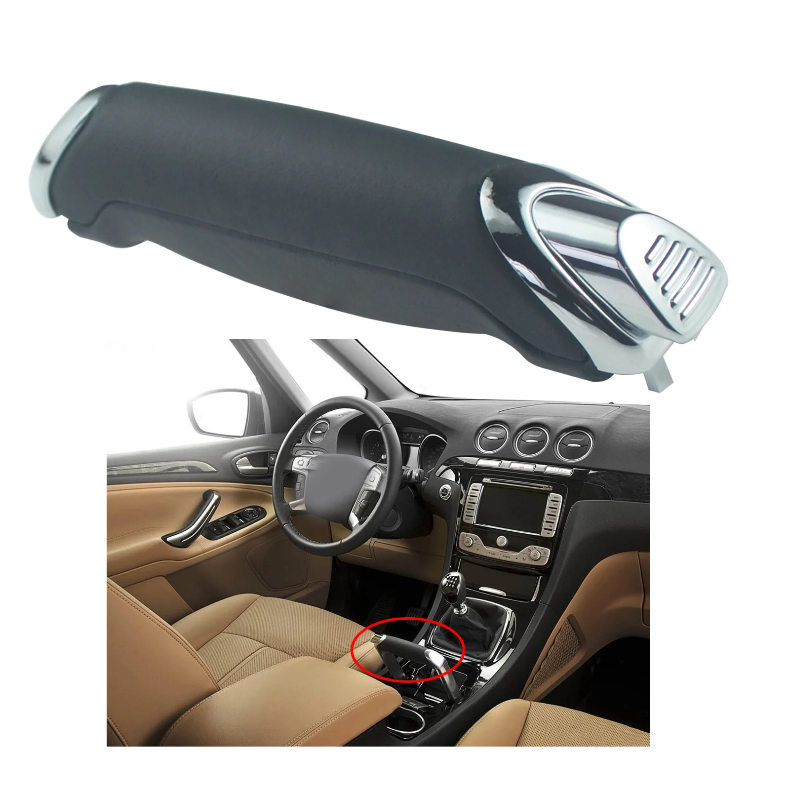 Handbrake-Handle-Pad-Stop-Lever-Repair-For-Ford-Galaxy-2006-S-MAX-2006 ...