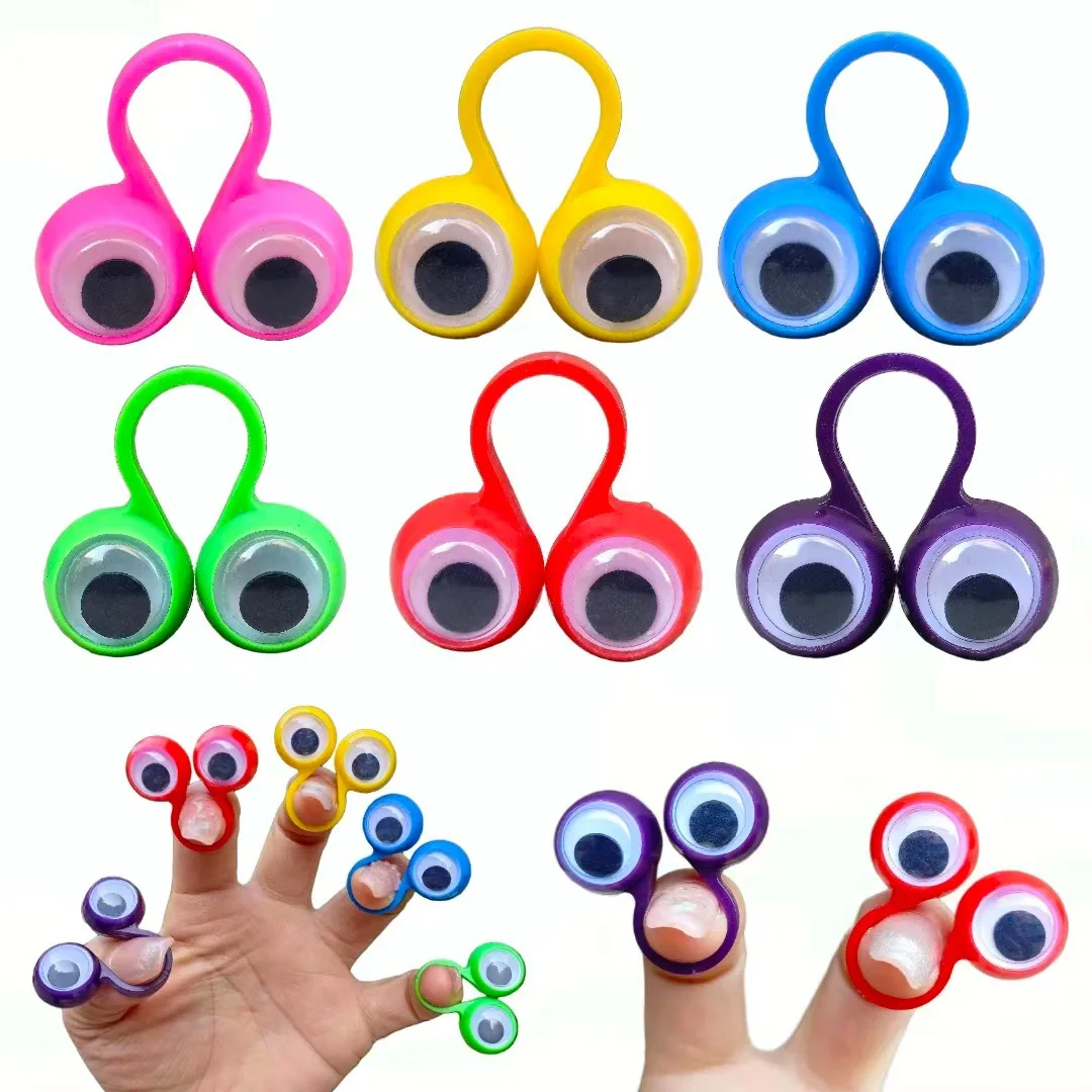 10-30PCS-Eye-Finger-Puppets-Toys-Set-Eye-On-Rings-Googly-Eyeball-Ring ...